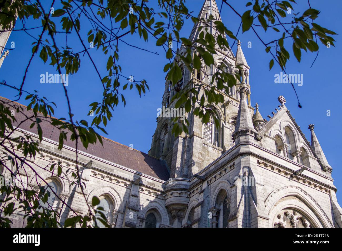 The Anglican Cathedral of St. Fin Barre's built in the Neo-Gothic style ...