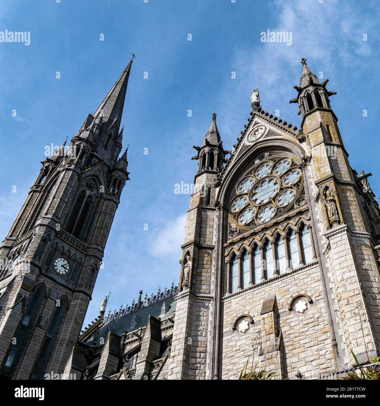 Catholic Cathedral in Ireland, Gothic style. The Cathedral Church of St ...