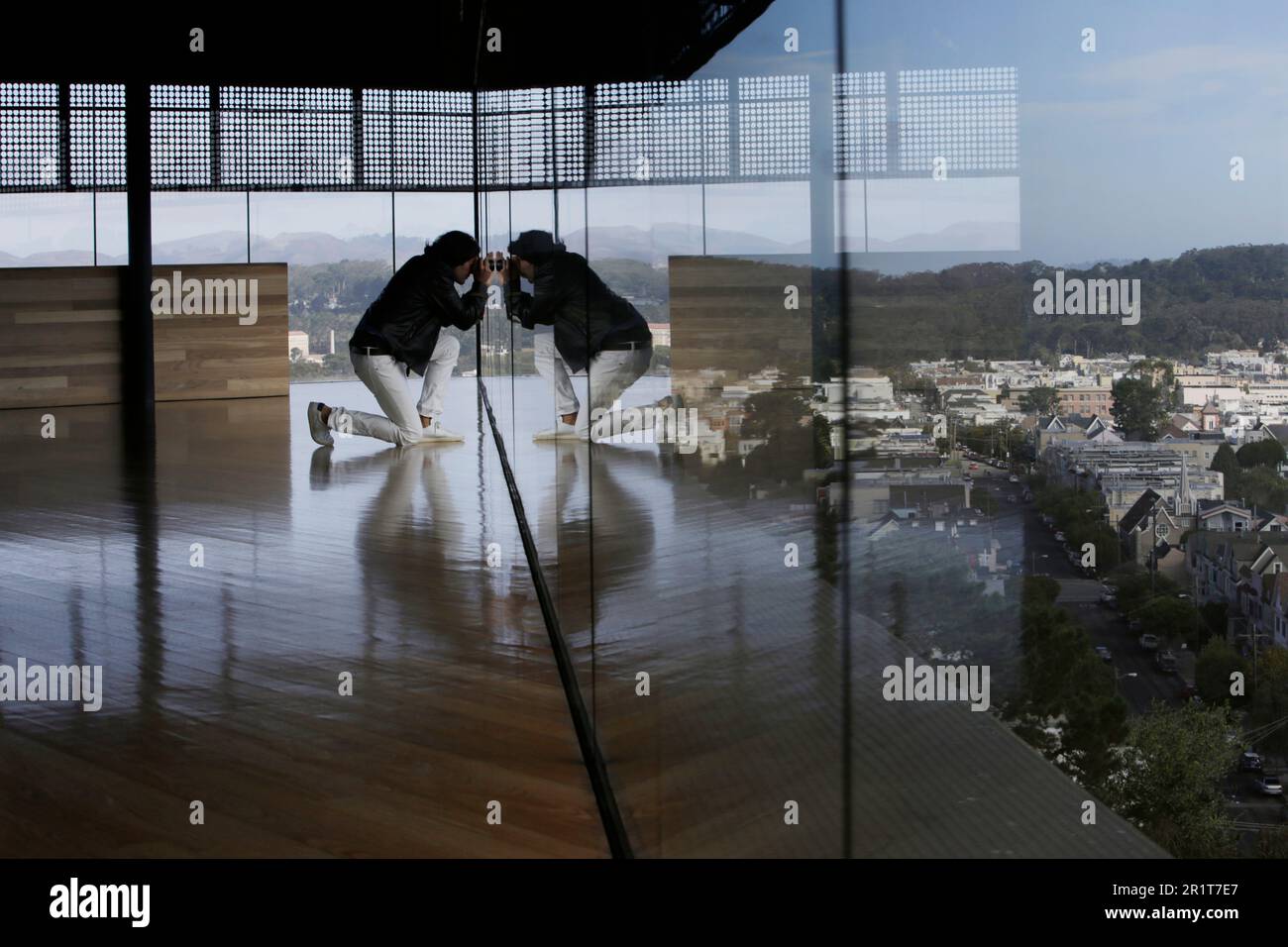 The Hamon Observation Tower provides a high point in Golden Gate Park ...