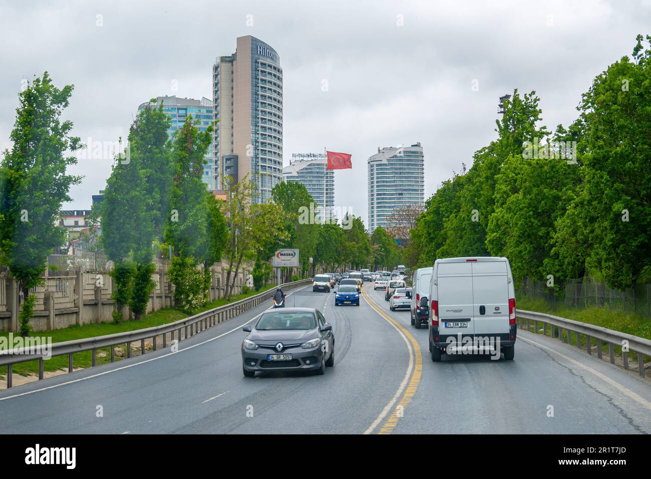 Traffic jam highway istanbul hi-res stock photography and images - Alamy