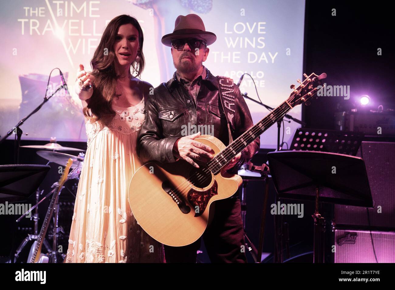 Joss Stone and Dave Stewart during the press launch for The Time ...