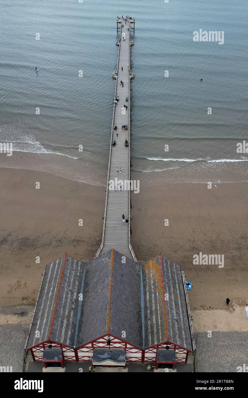 Saltburn victorian pier hi-res stock photography and images - Alamy