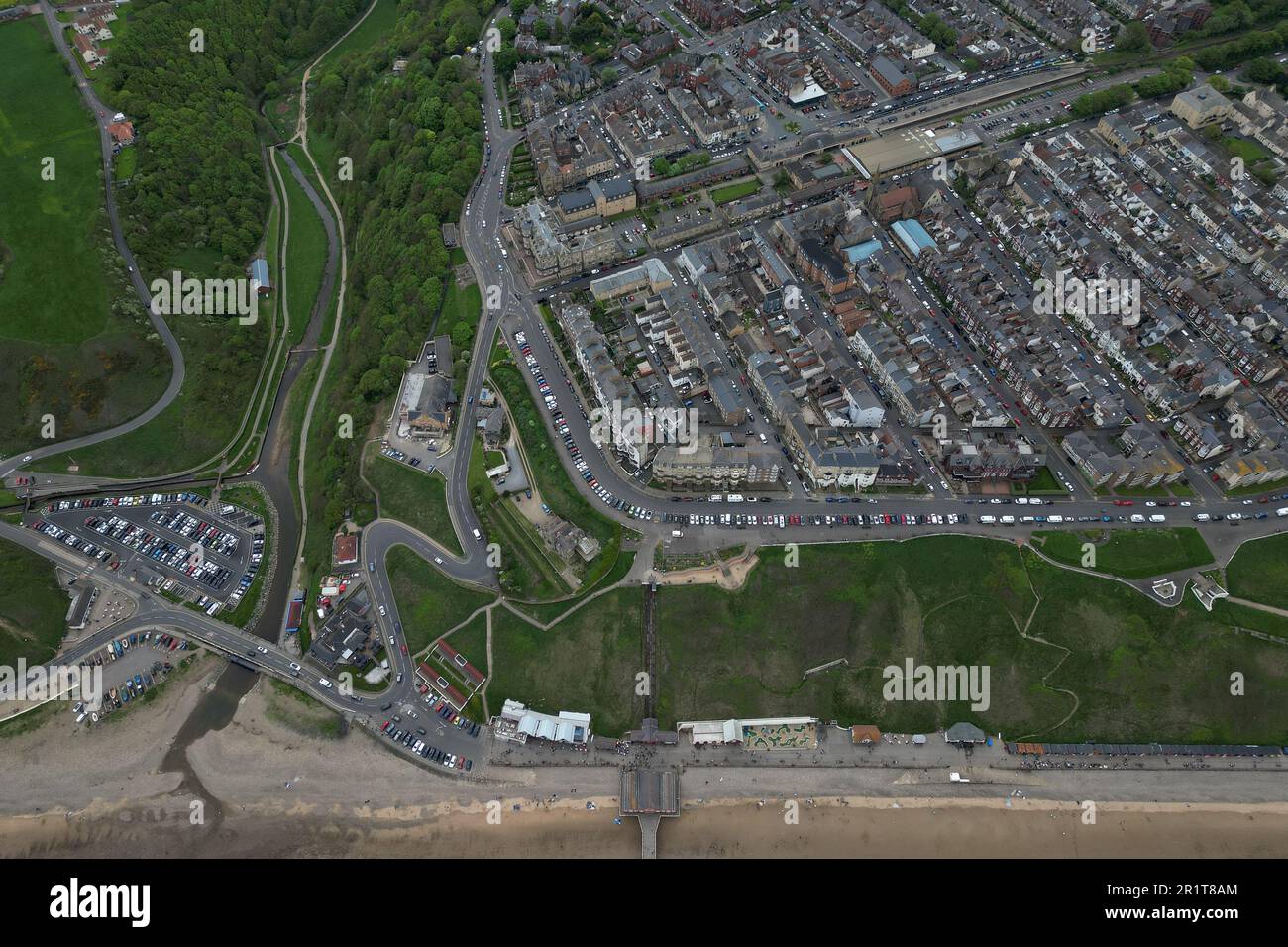 Aerial view north yorkshire coastline hi-res stock photography and images - Alamy