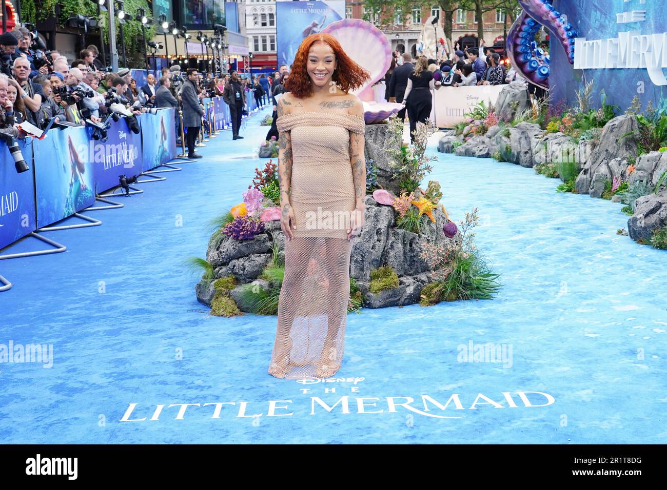 Yinka Bokini attending the UK Premiere of the live action re-imagining ...