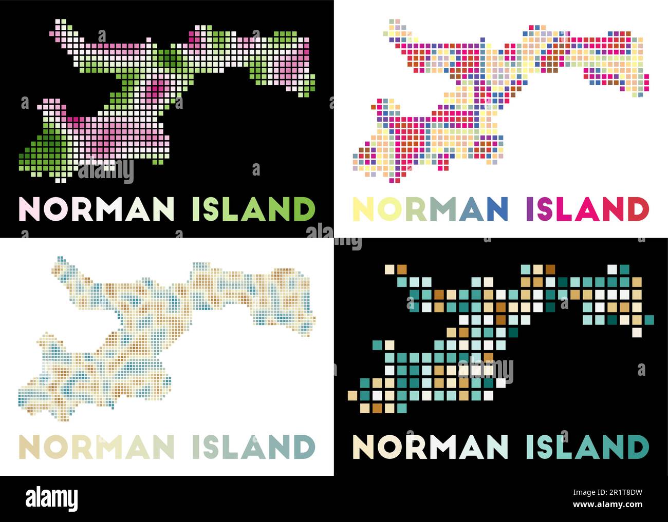 Island norman island map Stock Vector Images - Alamy