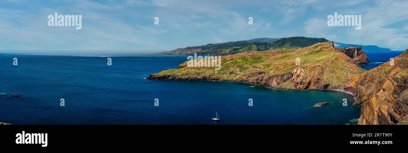 A stunning panoramic view of a cluster of small islands surrounded by ...