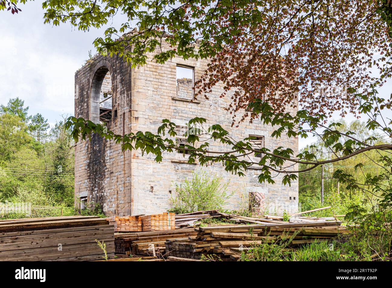 The old pump and engine house (built c1840) for Lightmoor Colliery at ...