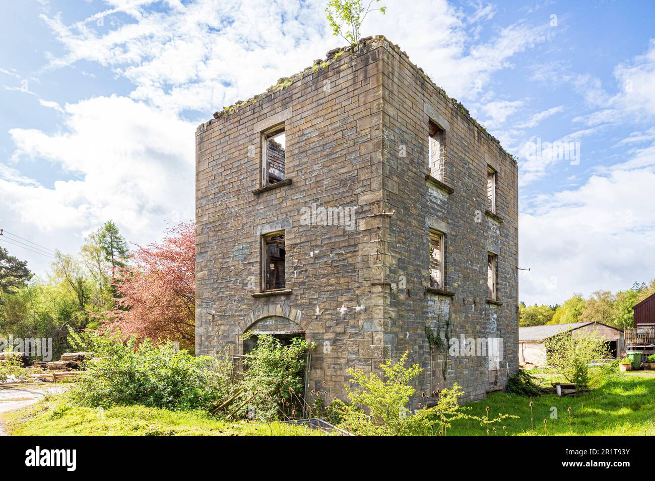 The old pump and engine house (built c1840) for Lightmoor Colliery at ...