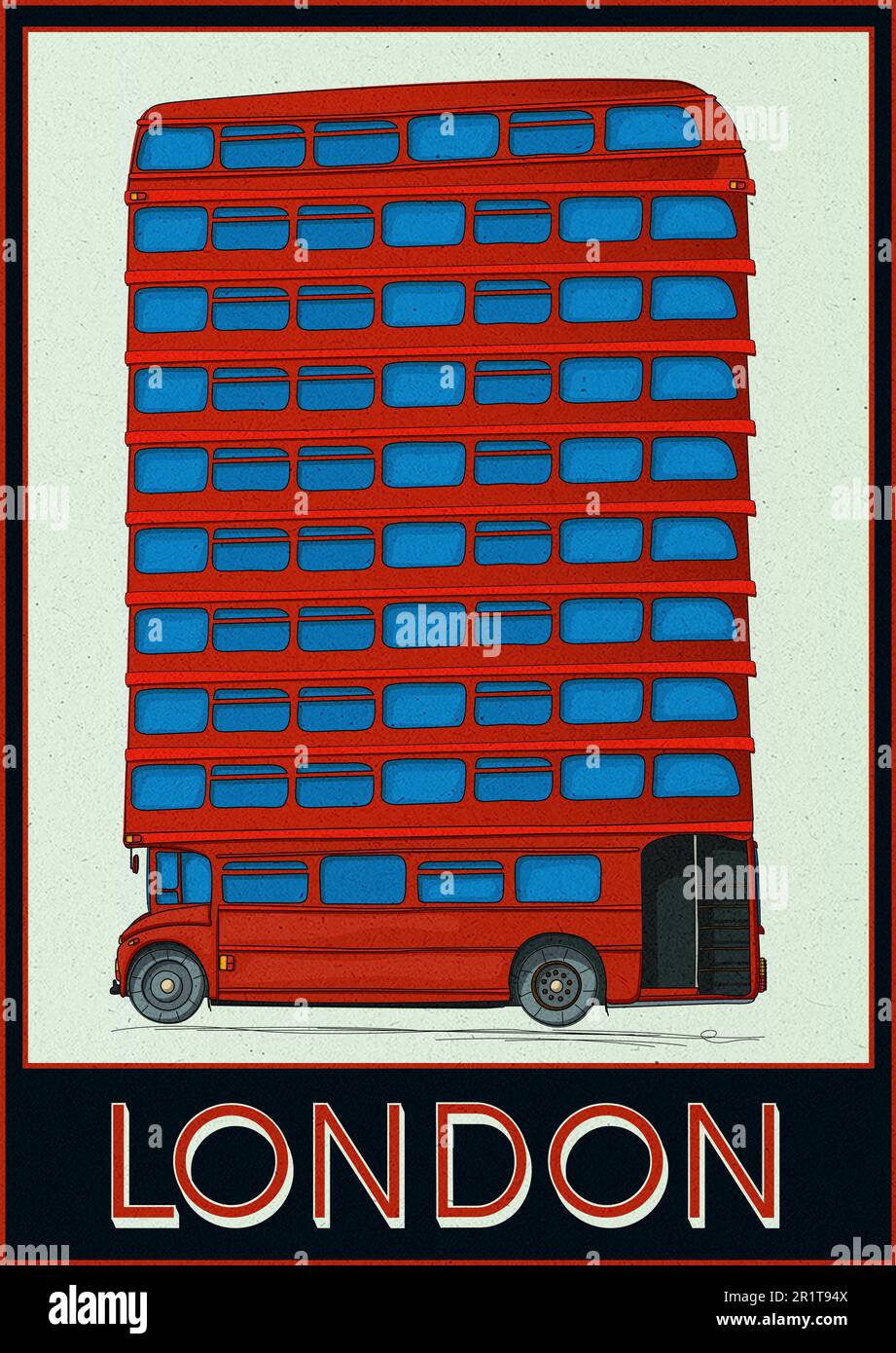 Big red fun bus hi-res stock photography and images - Alamy