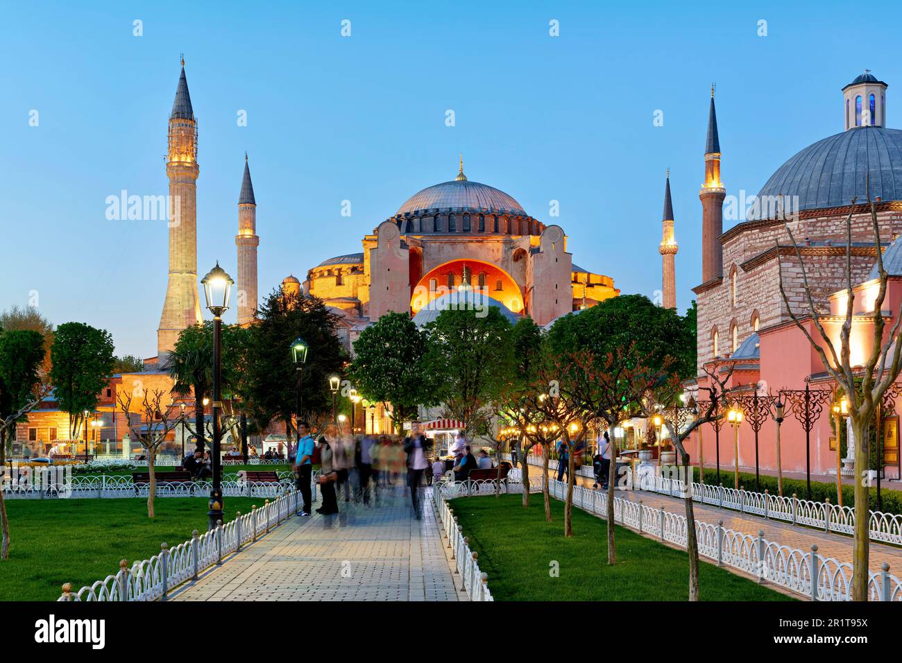 Istanbul Turkey. Hagia Sophia Grand Mosque Stock Photo - Alamy