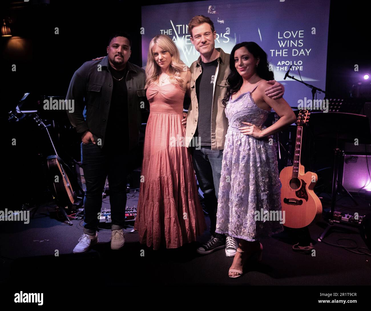 (left to right) Tim Mahendran, Joanna Woodward, David Hunter and Hiba ...