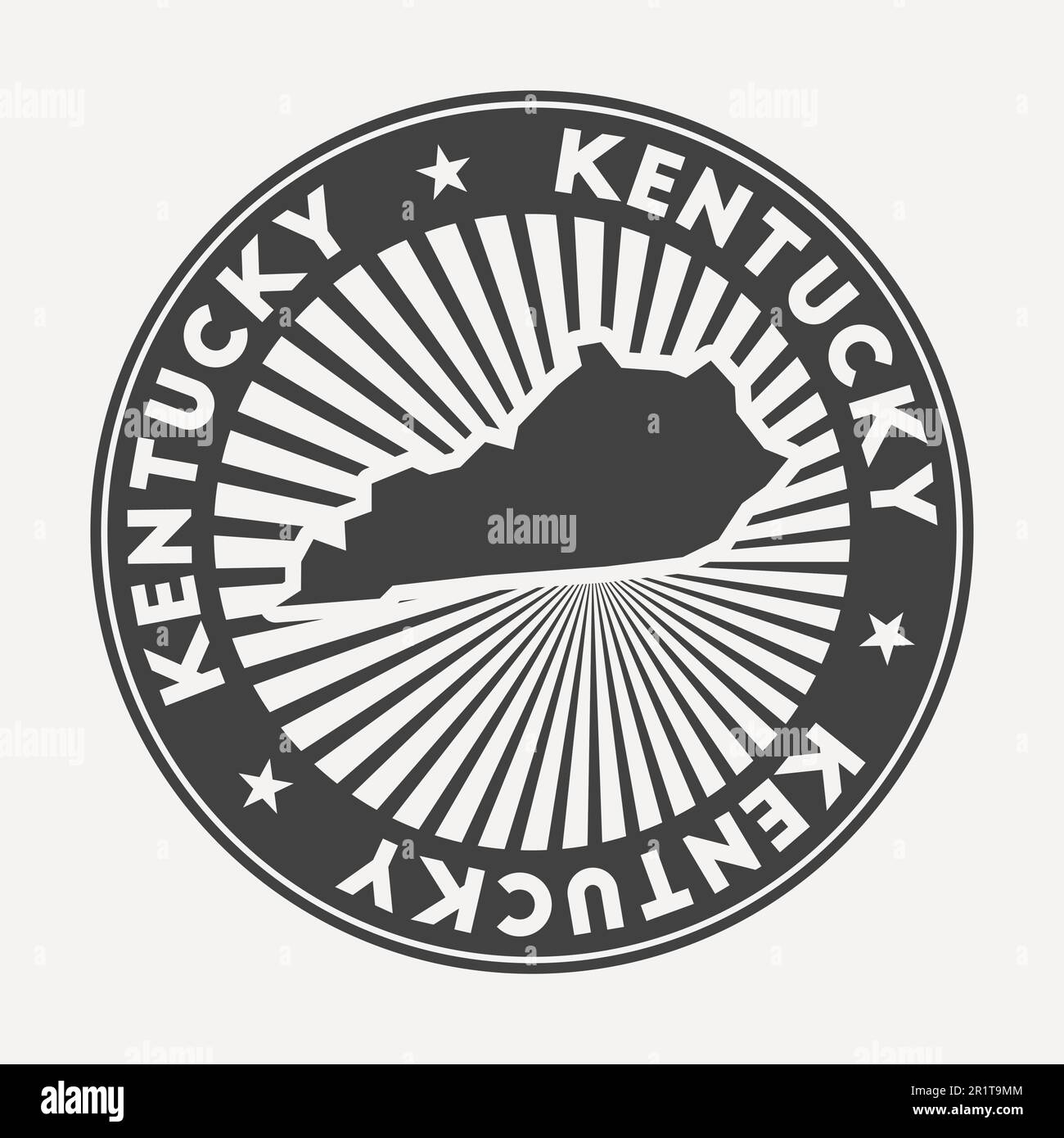 Kentucky stamp vector vectors hi-res stock photography and images - Alamy