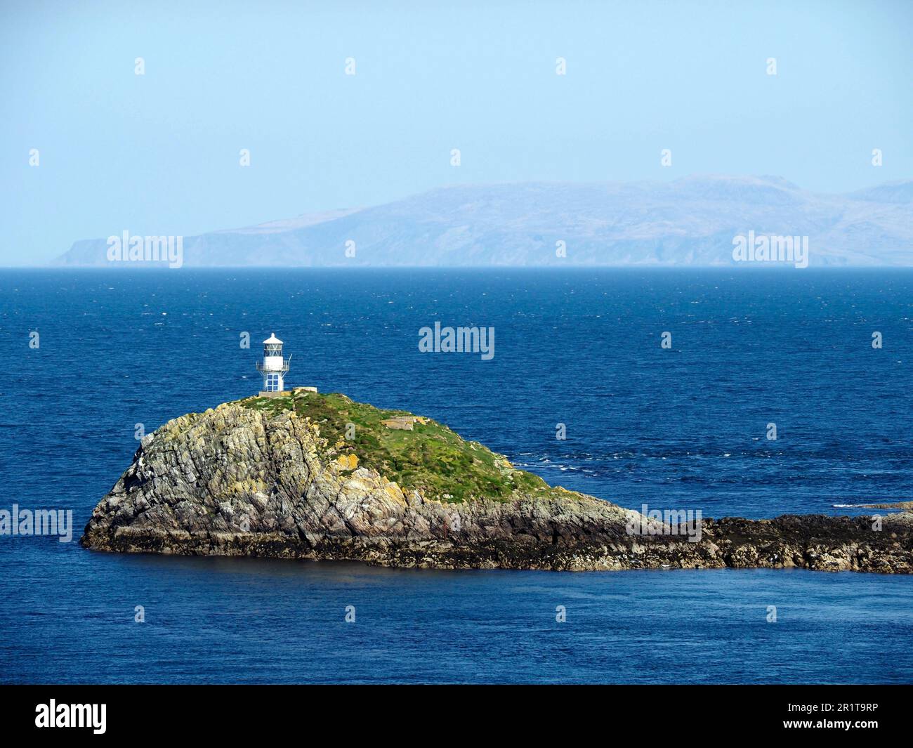 Cairns of Coll lighthouse, Coll, Inner Hebrides, Scotland Stock Photo ...