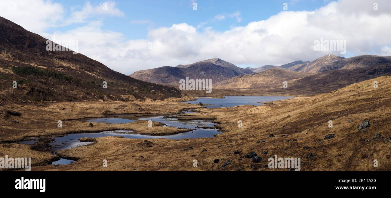 Loch Dochard from Meall an Araich near Bridge of Orchy Stock Photo - Alamy