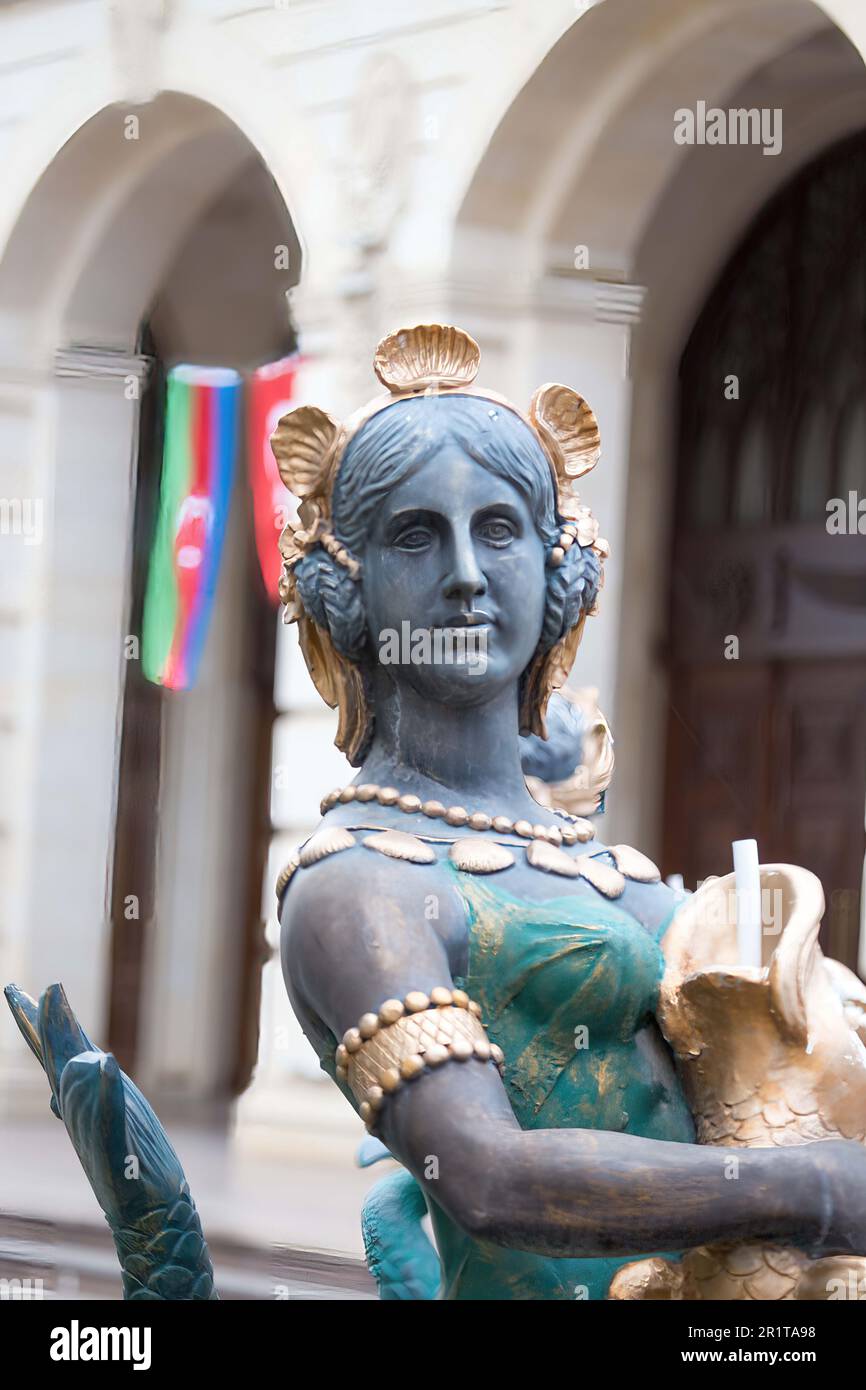 An Azeri mermaid Stock Photo - Alamy