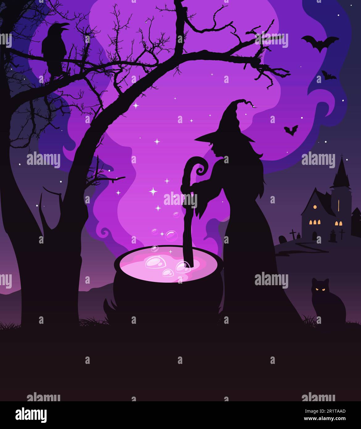 Wizard brew magic poison. Halloween concept Stock Photo - Alamy