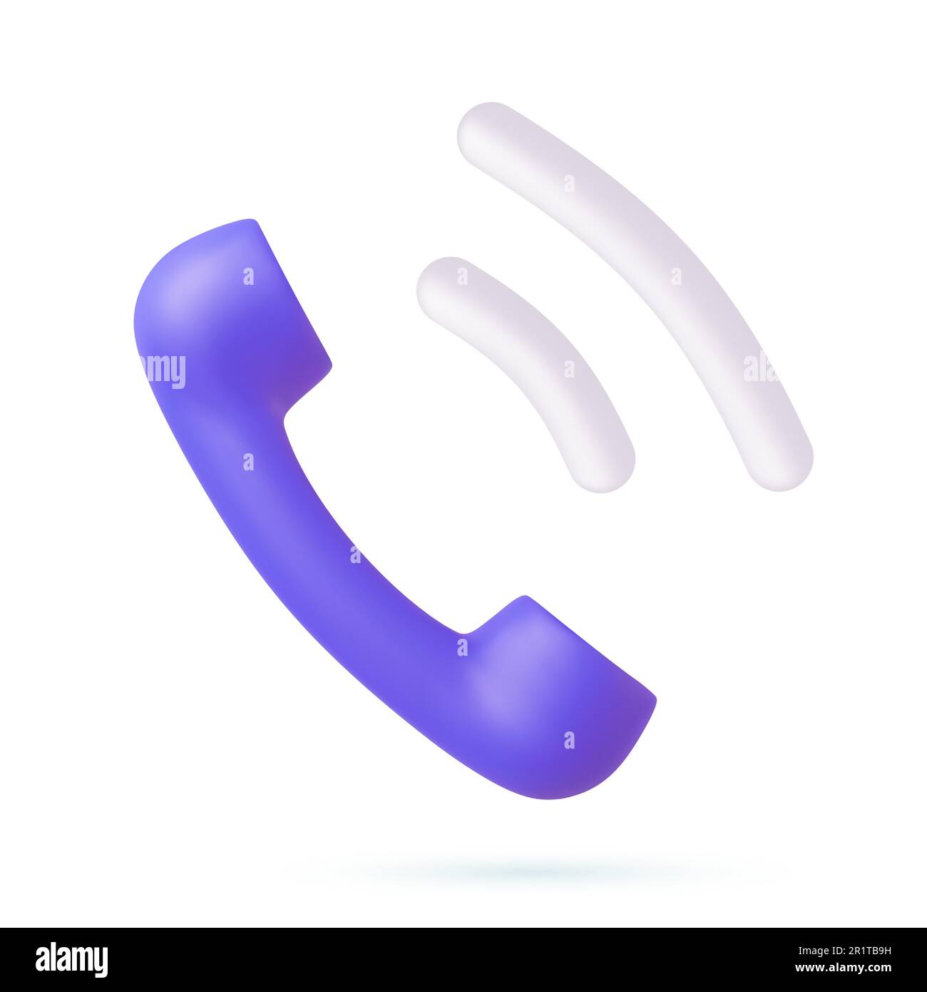 3D Realistic Phone Handset Ringing Stock Vector Image & Art - Alamy