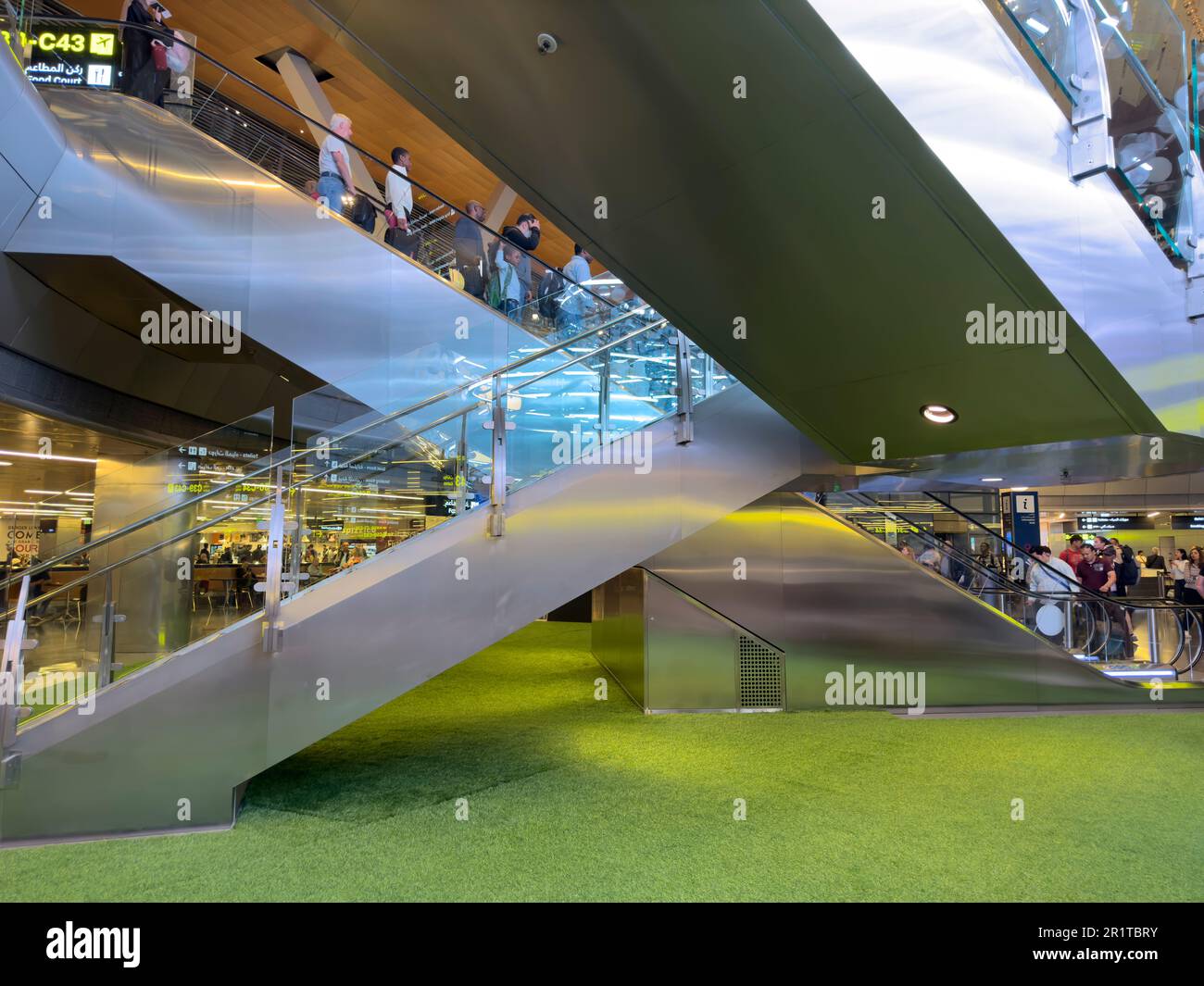 Doha, Qatar - May 04, 2023: Hamad International Airport Departure ...