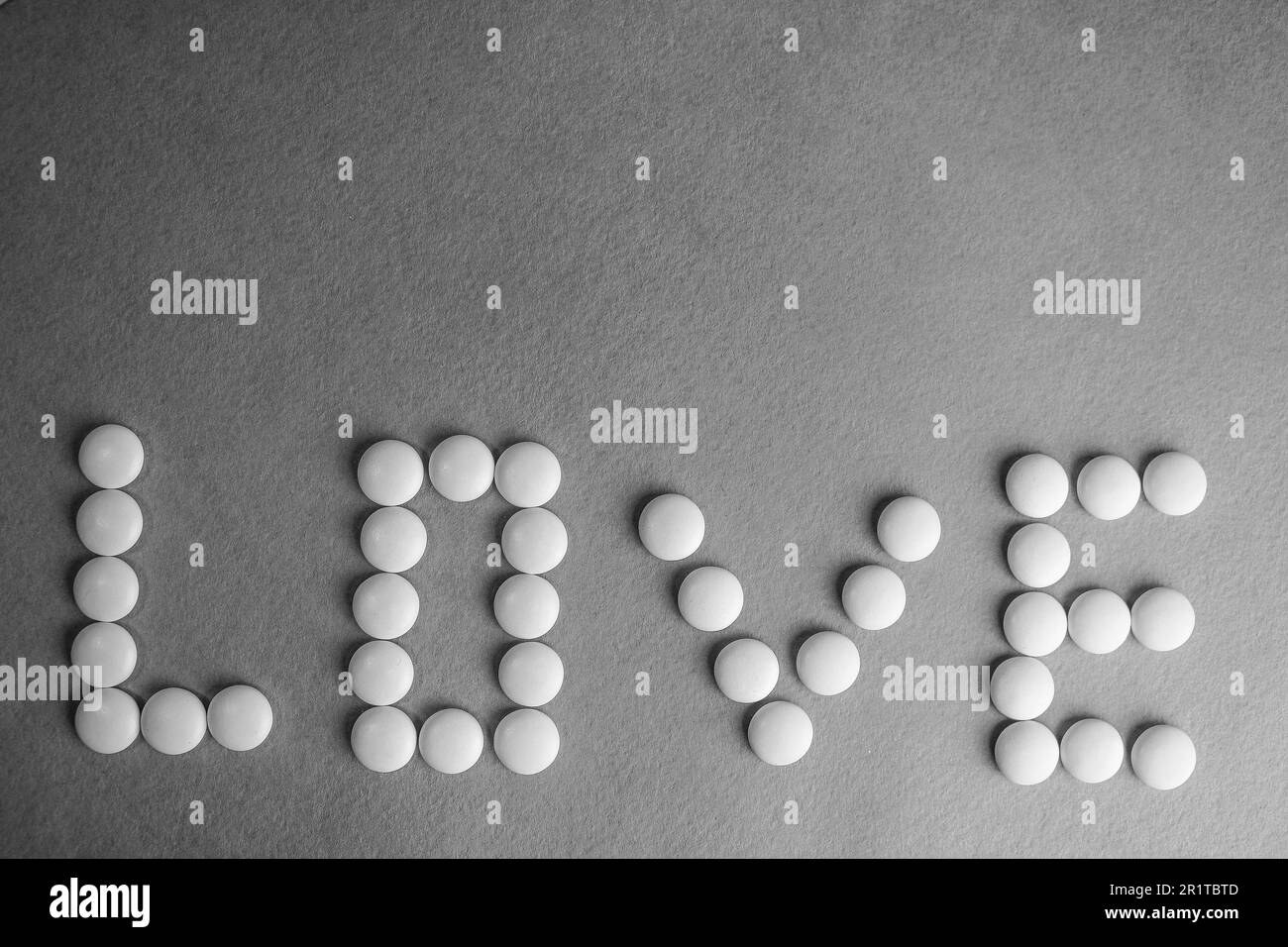 Health heart medicine vitamins Black and White Stock Photos & Images ...