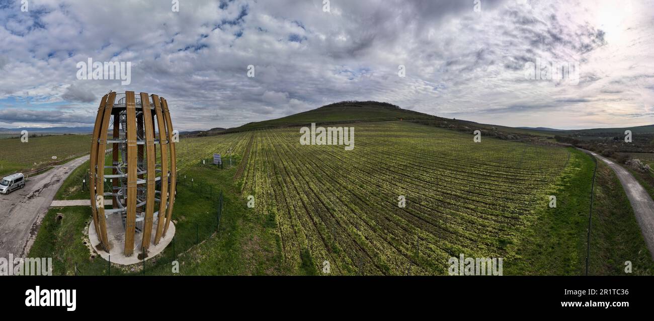 Aerial view of the Tokaj tower in Slovakia Stock Photo - Alamy