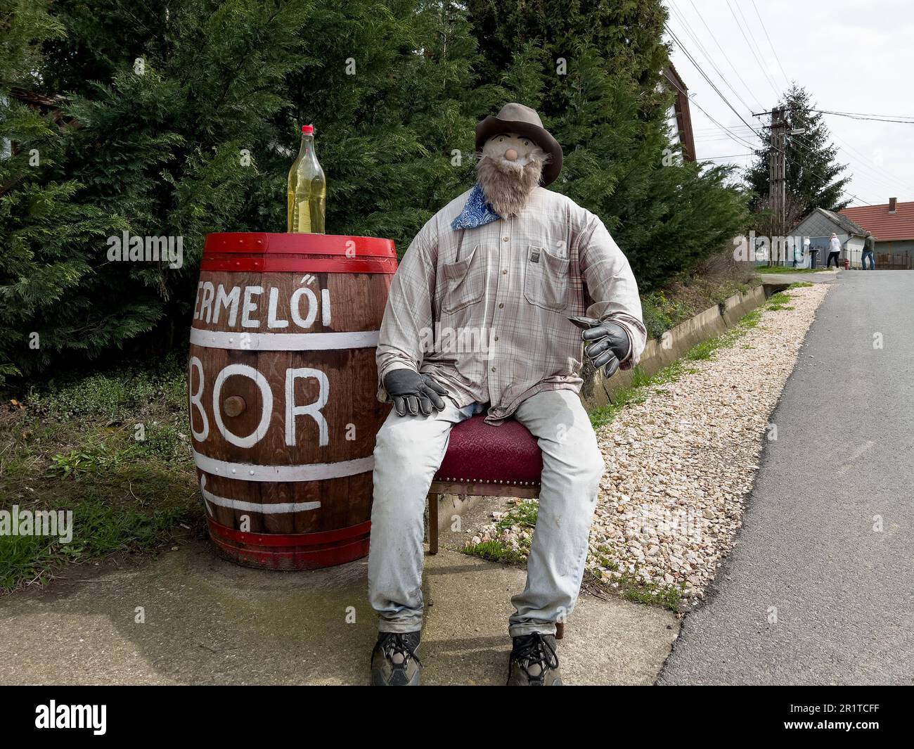 Tourist attraction in the Tarcal wine region in Hungary Stock Photo - Alamy