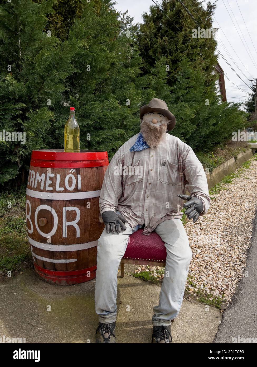 Tourist attraction in the Tarcal wine region in Hungary Stock Photo - Alamy