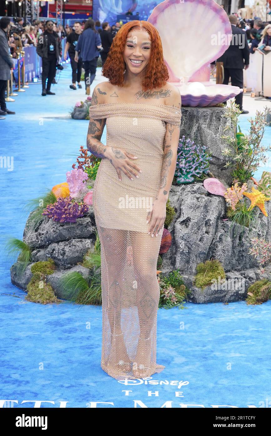 Yinka Bokini attending the UK Premiere of the live action re-imagining ...