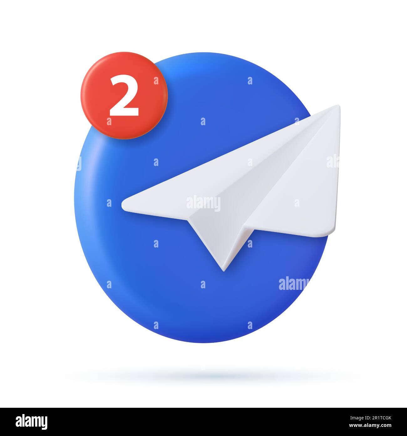 3d Telegram app icon symbols. Telegrams popular instant messengers, New ...