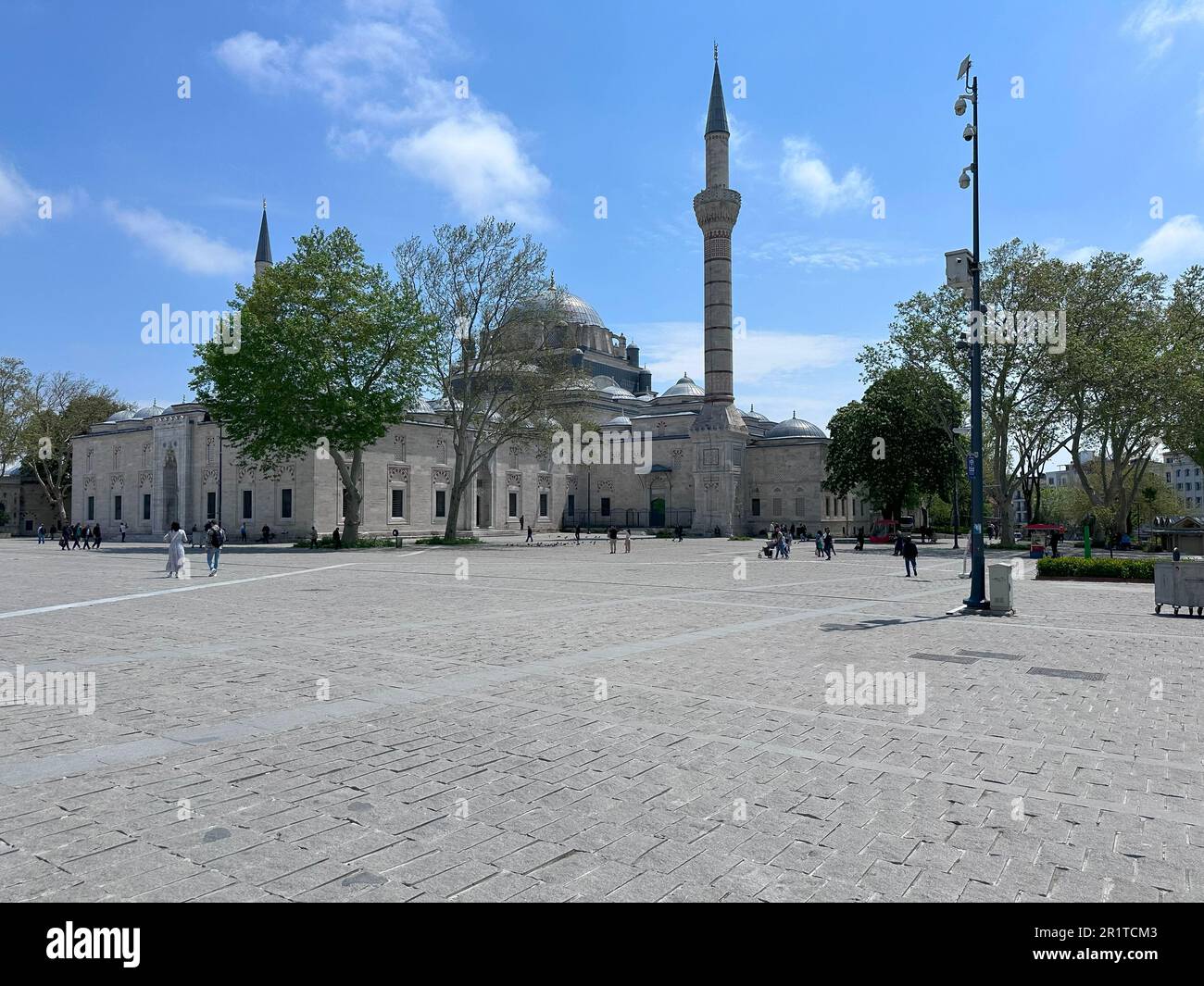 View of mosque Beyazit in Istanbul. Beyazit Mosque 16th century Ottoman ...