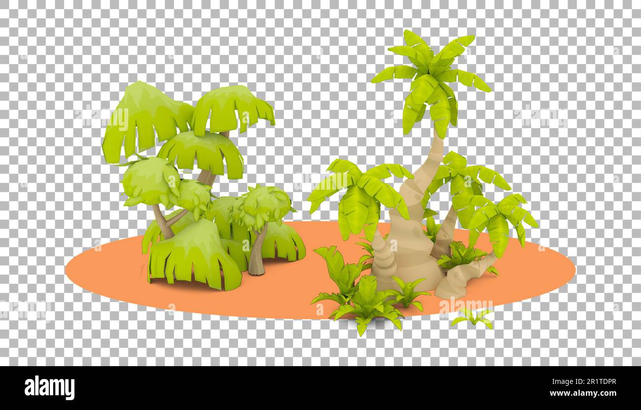 Summer concept with tropical coconut tree for design element Stock ...