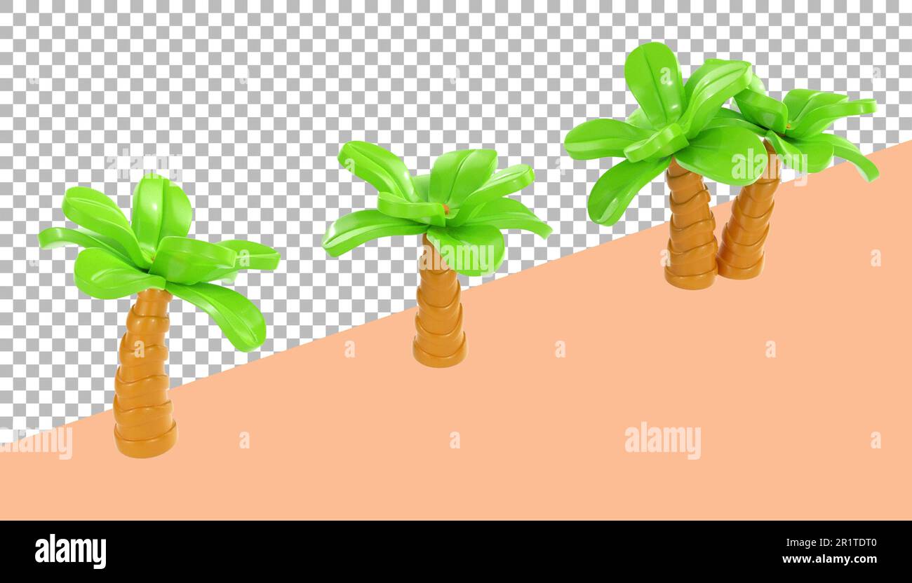 Summer concept with tropical coconut tree for design element Stock ...