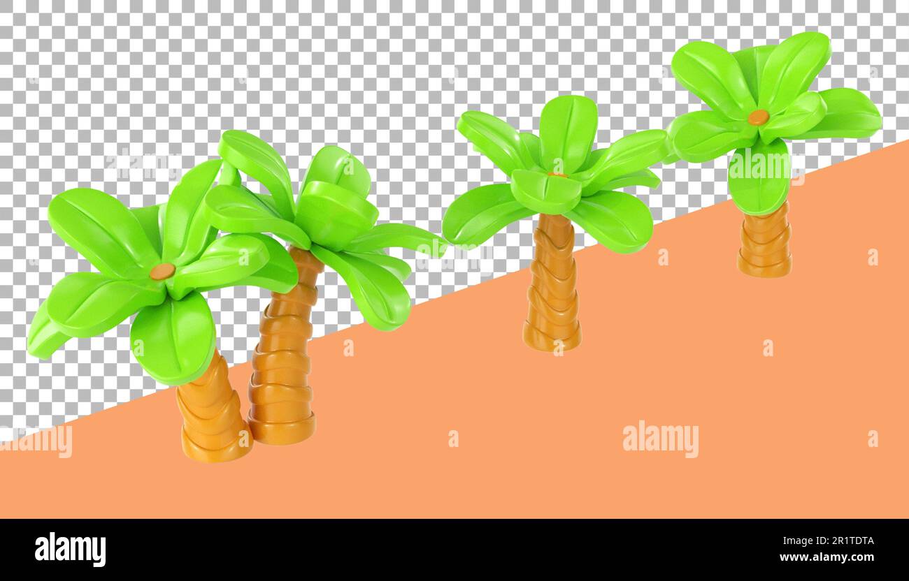 Summer concept with tropical coconut tree for design element Stock ...