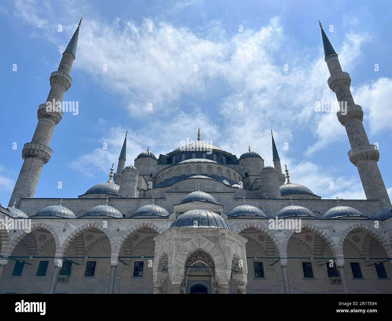 View of mosque Beyazit in Istanbul. Beyazit Mosque 16th century Ottoman ...