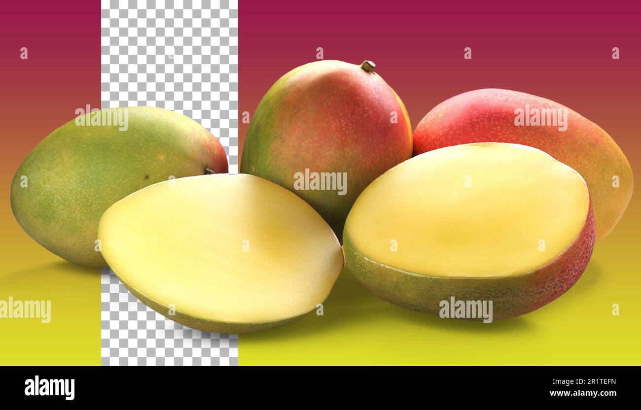 Tropical mango for your food element design Stock Photo - Alamy