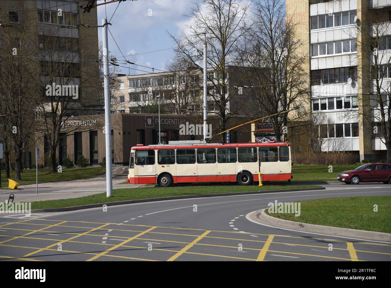 Skoda 14Tr trolleybus Stock Photo - Alamy