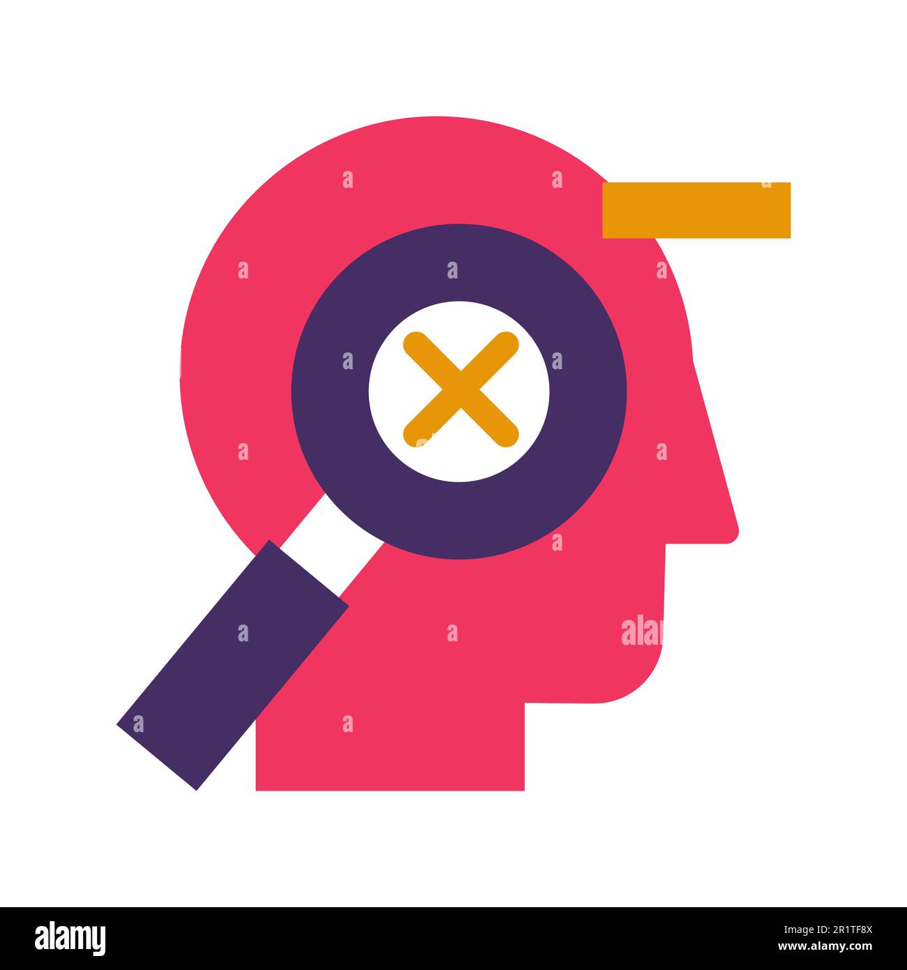 Mistakes correction flat vector pictogram on white background. Error ...