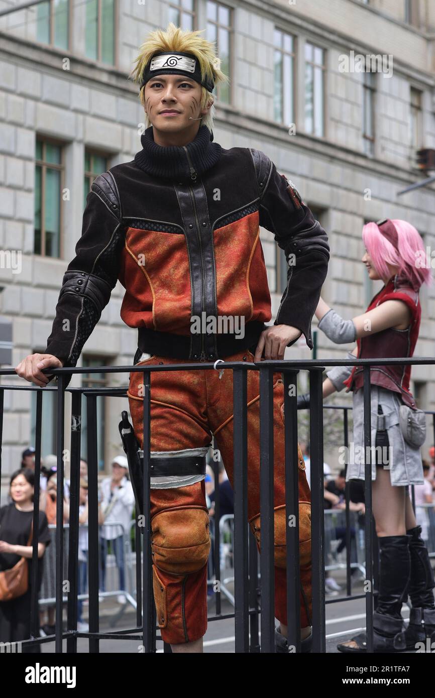 Ny, USA. 13th May, 2023. Central Park West, New York, USA, May 13, 2023 - NARUTO Cast members ...
