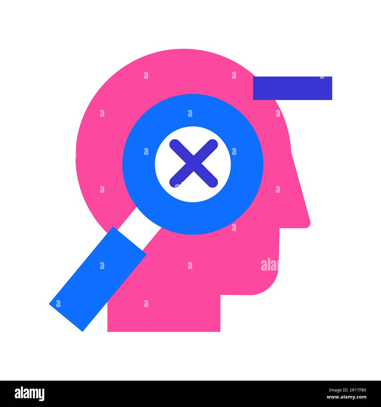 Mistakes correction flat vector pictogram on white background. Error ...