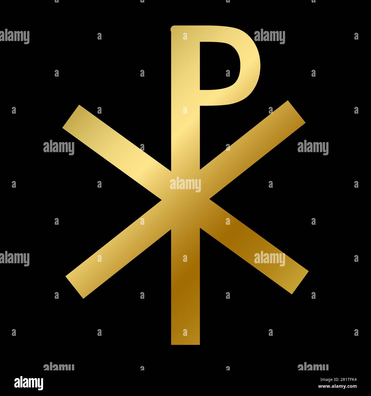Chi Rho Symbol Stock Vector Images Alamy