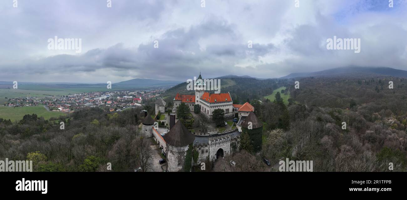 Aerial View of Smolenice Castle Slovakia Stock Photo - Alamy