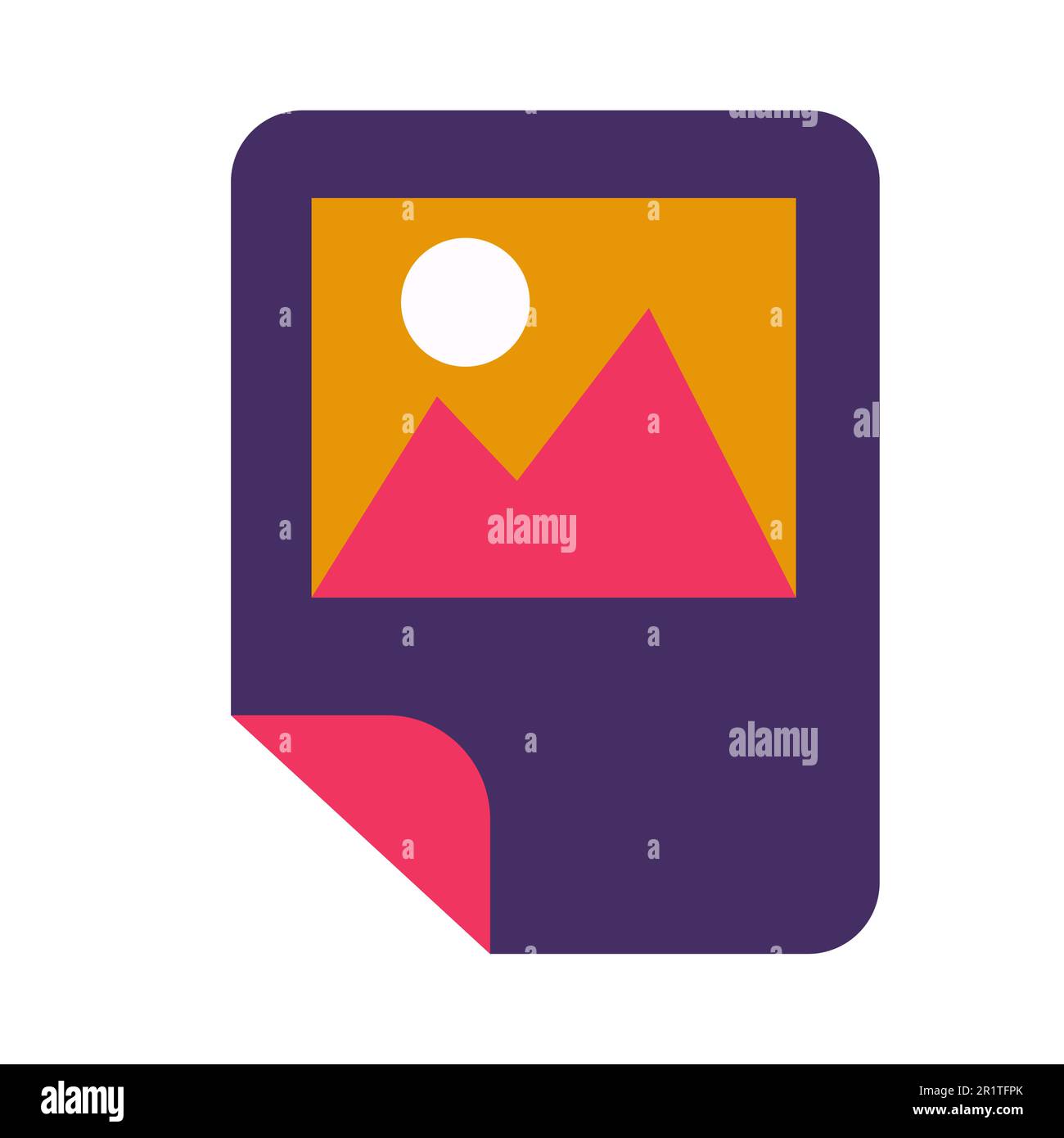 Image electronic file symbol glyph vector illustration. Digital gallery ...