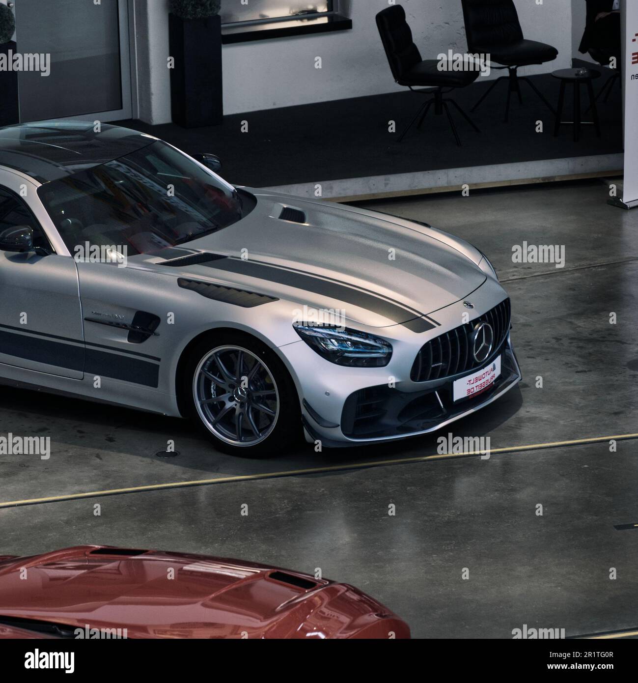 The front of an Mercedes AMG GTR Stock Photo - Alamy