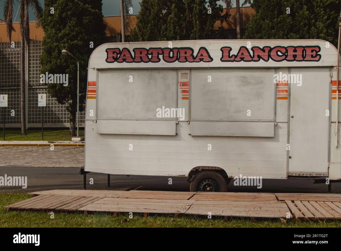 brazilian sandwich trailer fartura lanches Stock Photo - Alamy