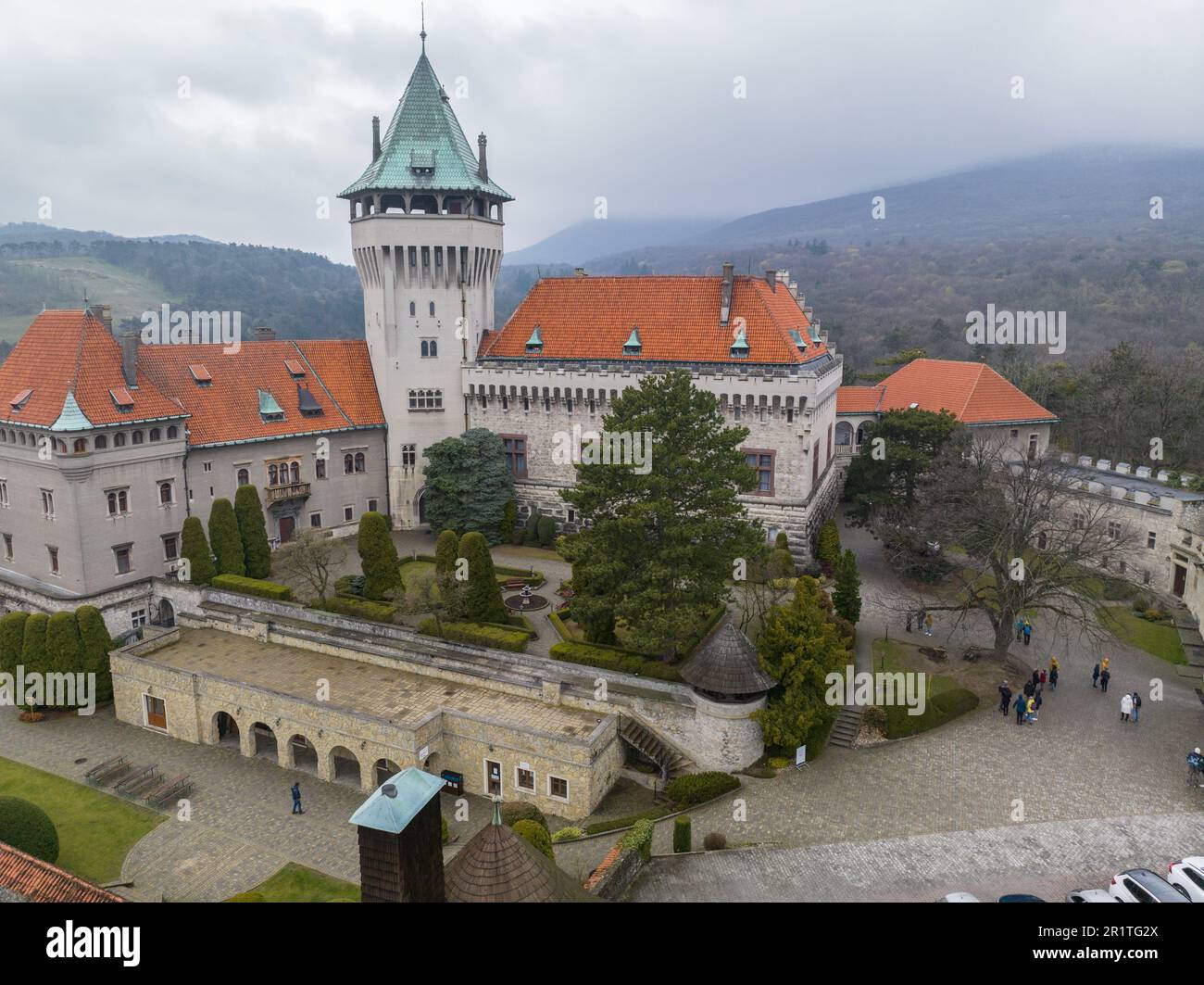 Aerial View of Smolenice Castle Slovakia Stock Photo - Alamy