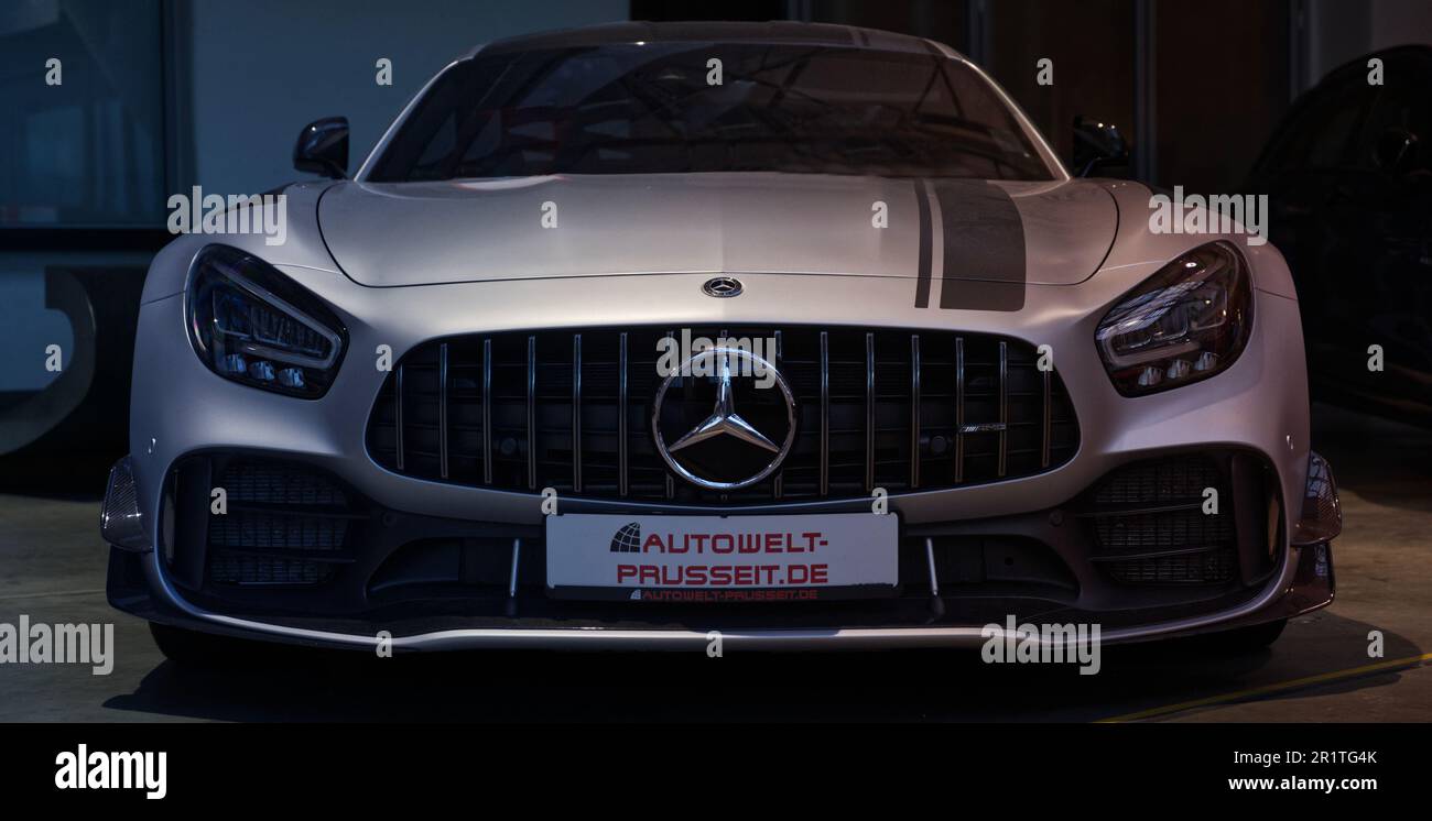 The front of an Mercedes AMG GTR Stock Photo - Alamy