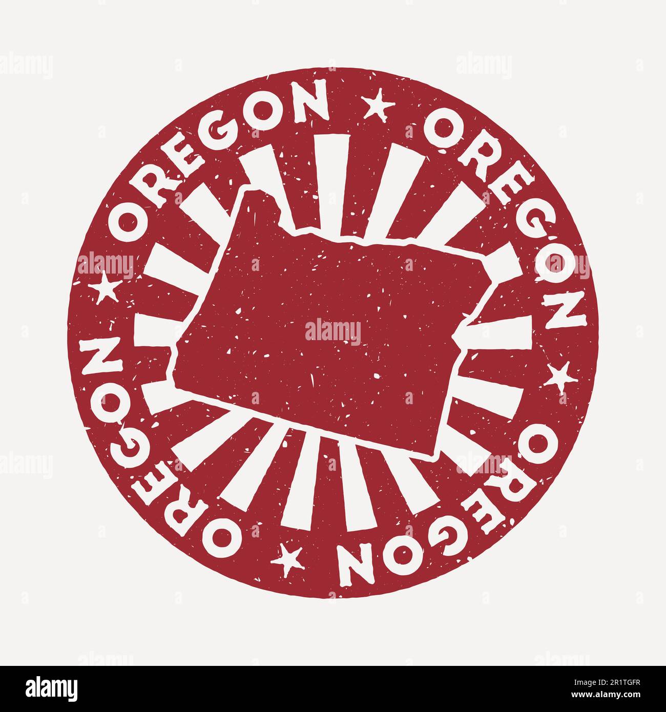 Oregon stamp. Travel red rubber stamp with the map of US state, vector ...