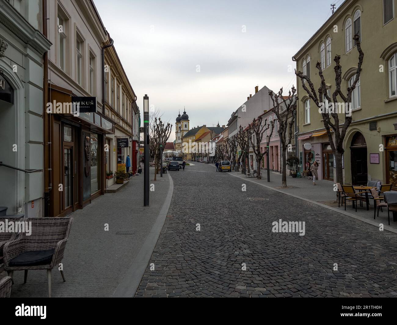 View of the city of Trencin in Slovakia Stock Photo - Alamy