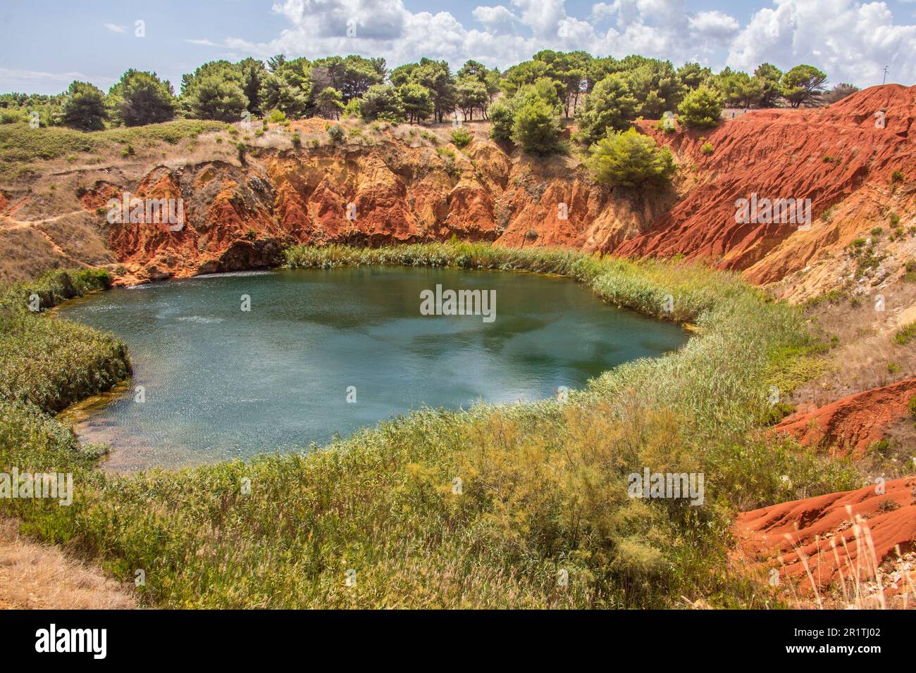 Lago di bauxite otranto hi-res stock photography and images - Alamy