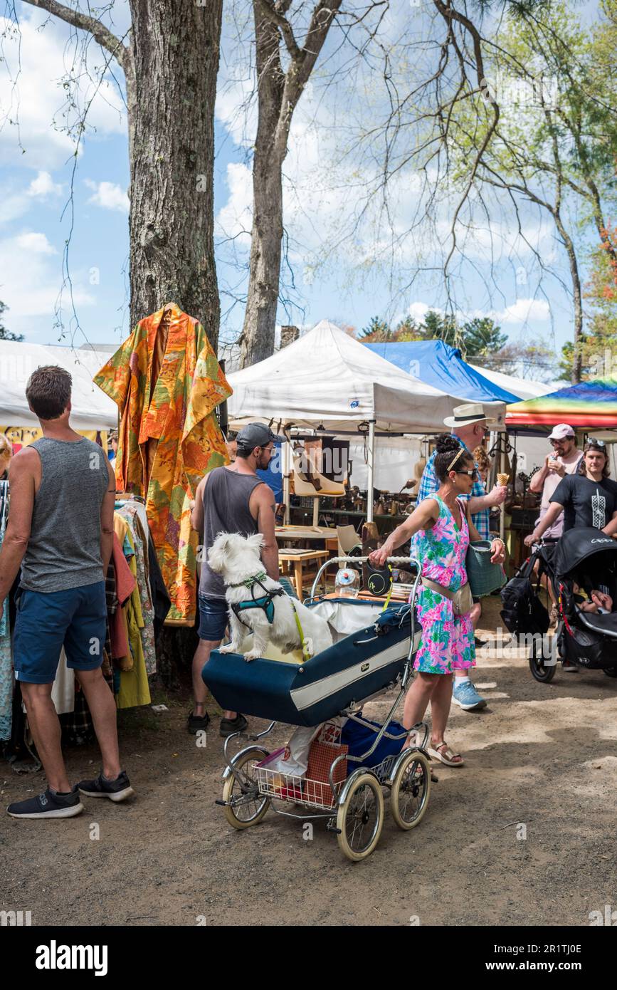 Brimfield, Massachusetts, USA - May, 12, 2023: Brimfield Antique Fair ...