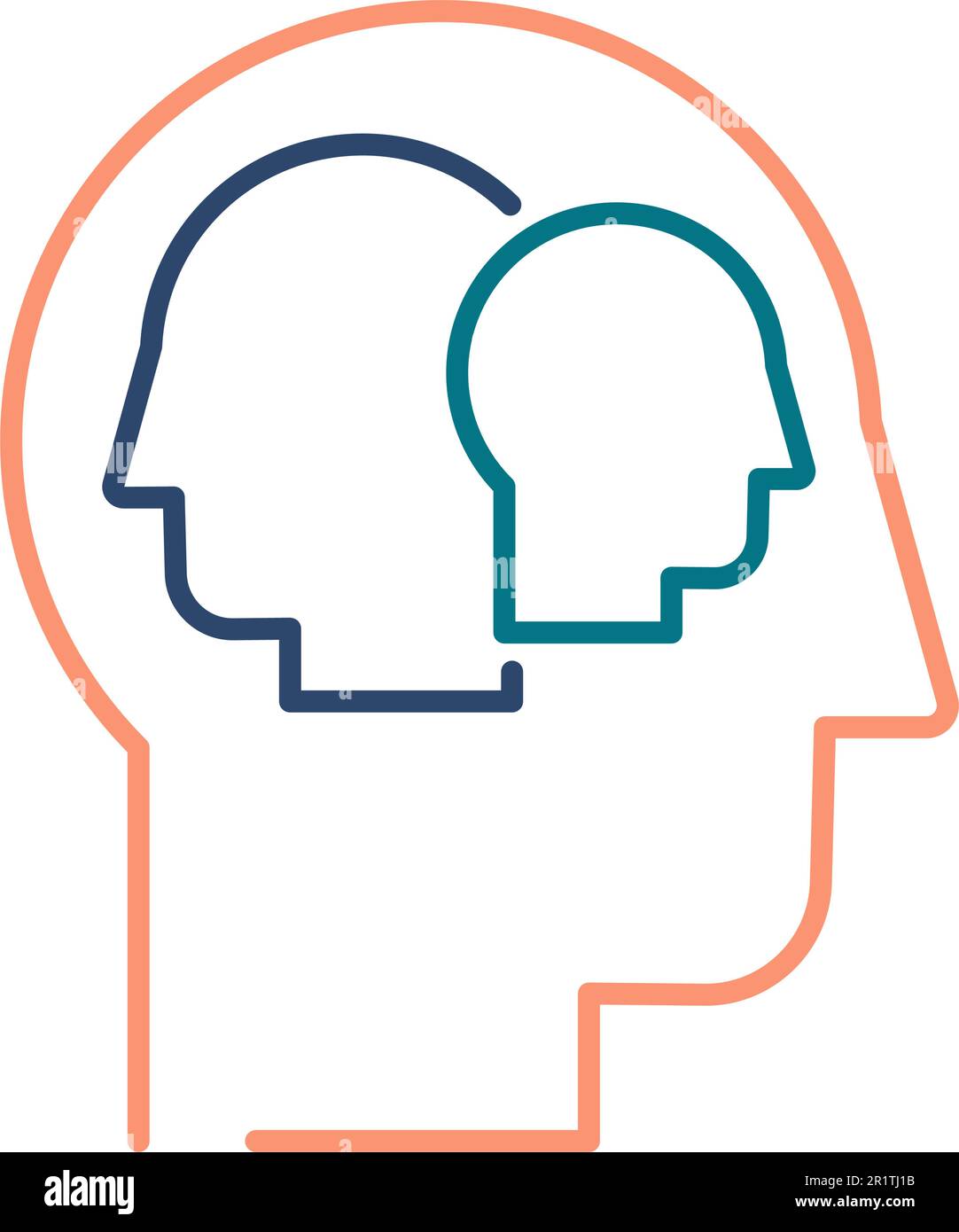 Introspection vector vectors hi-res stock photography and images - Alamy